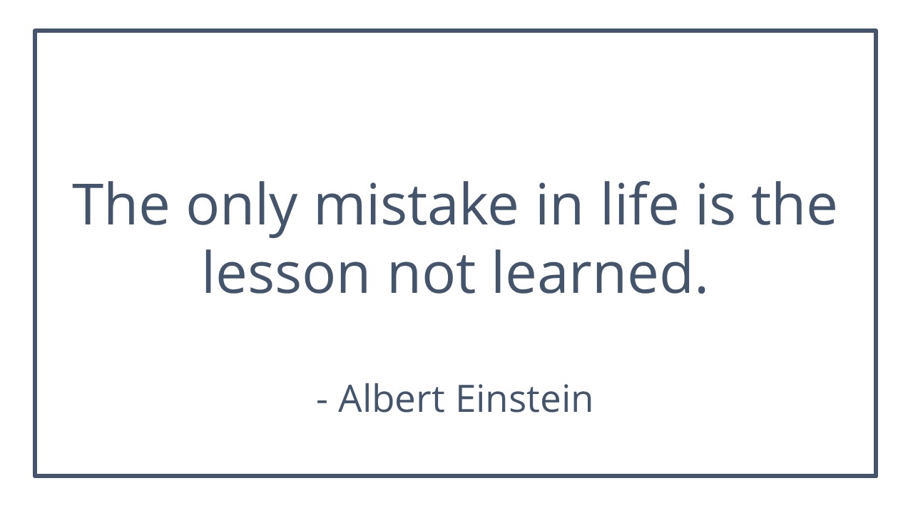 Will You Apply Those Lessons Learned? - PA TIMES Online | PA TIMES Online